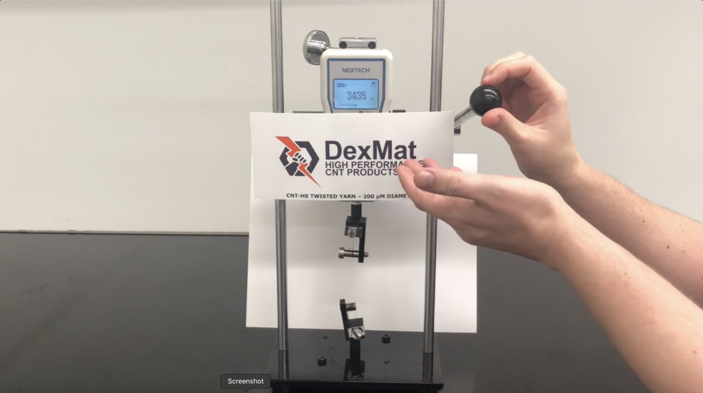 PRODUCT ANNOUNCEMENT: HIGHER STRENGTH CARBON NANOTUBE YARN FROM DEXMAT ...