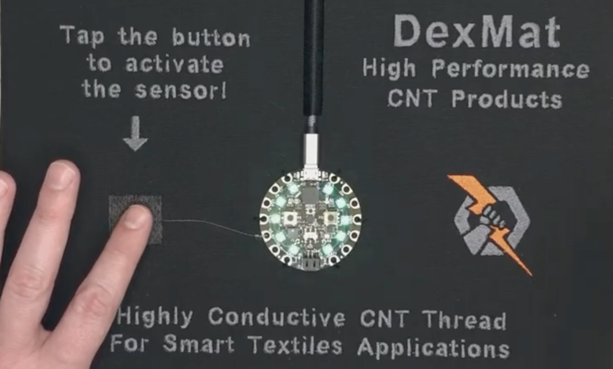 CARBON NANOTUBE YARN TOUCH SENSOR - DexMat