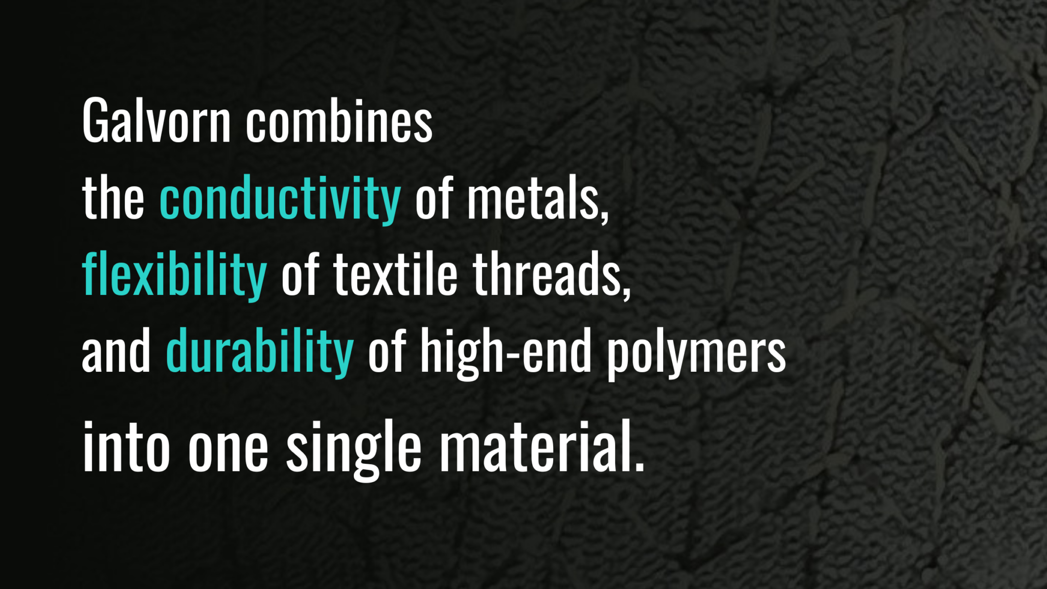 How Galvorn carbon nanomaterial can be used in electronic textiles - DexMat